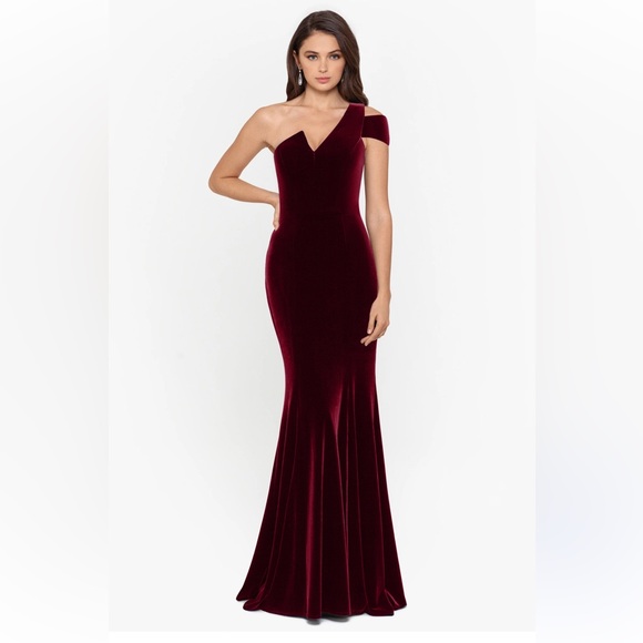 Betys & Adams | Dresses | Betsy Adams Nwtsize 2 Elegant Burgundy Velvet ...
